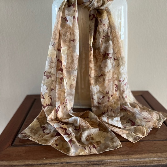 Accessories | From The 8s Ethereal Earth Tones Skinny Scarf | Poshmark